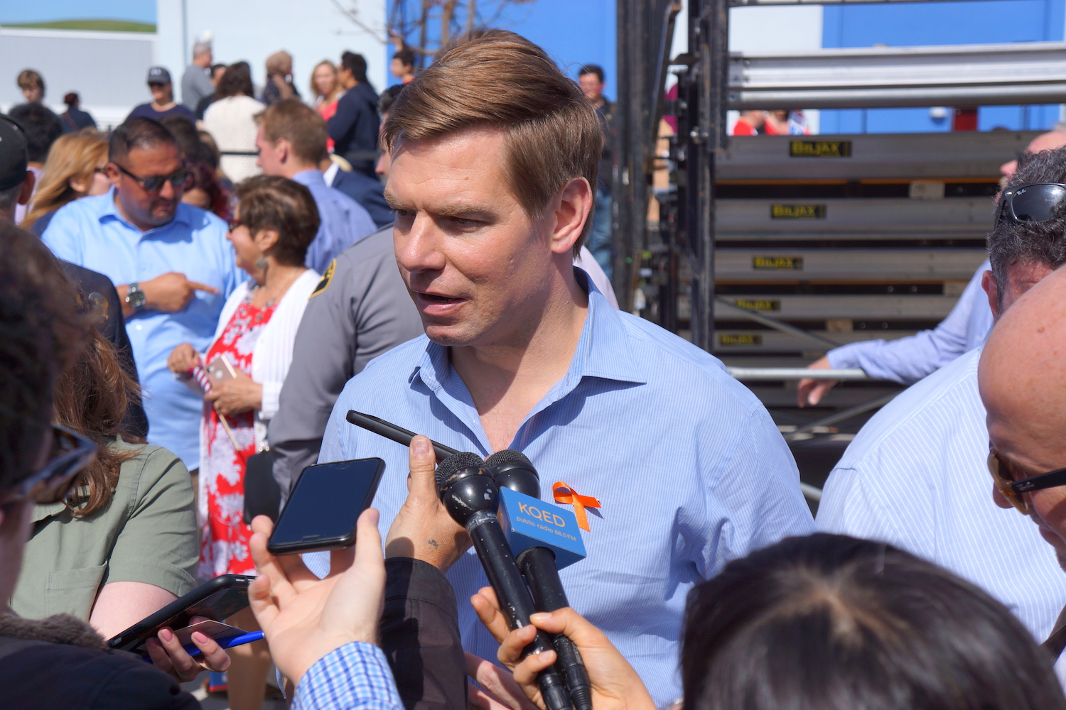 Congressman Eric Swalwell Returns to Dublin High School as Candidate ...